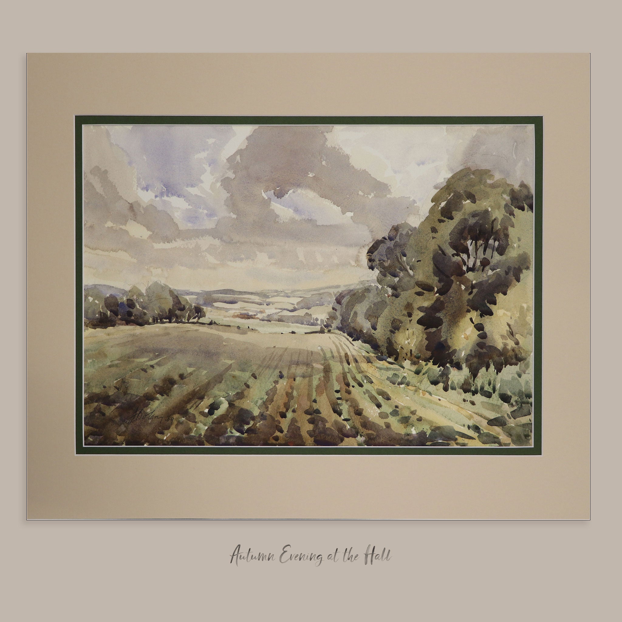 'The Ploughed Field' Fine Art Print – Wentworth of Yorkshire